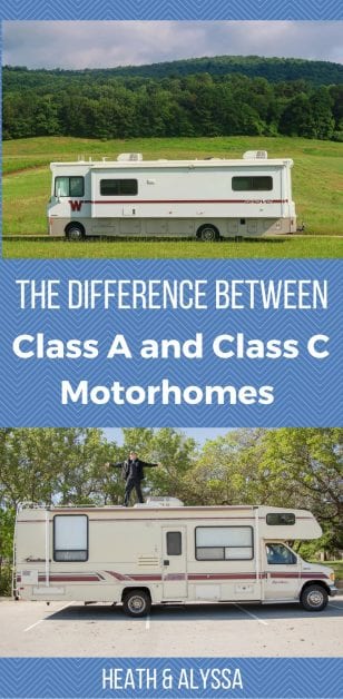 The difference between class a and class c motorhomes - RV Everywhere